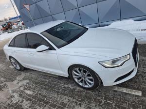 White Audi A6 2012 in Silute, with an engine capacity of 2.00 L and mileage of 217 thousand km for 6850 €, photo 9 on AUTOMOTO.COM.LV