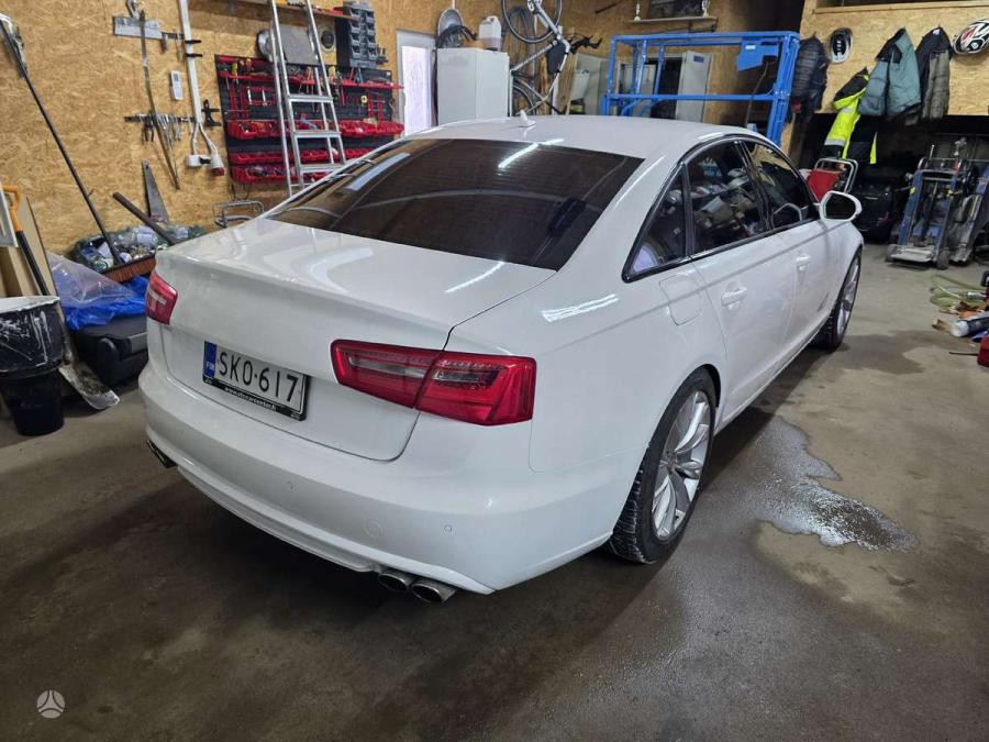 White Audi A6 2012 in Silute, with an engine capacity of 2.00 L and mileage of 217 thousand km for 6850 €, photo 18 on AUTOMOTO.COM.LV