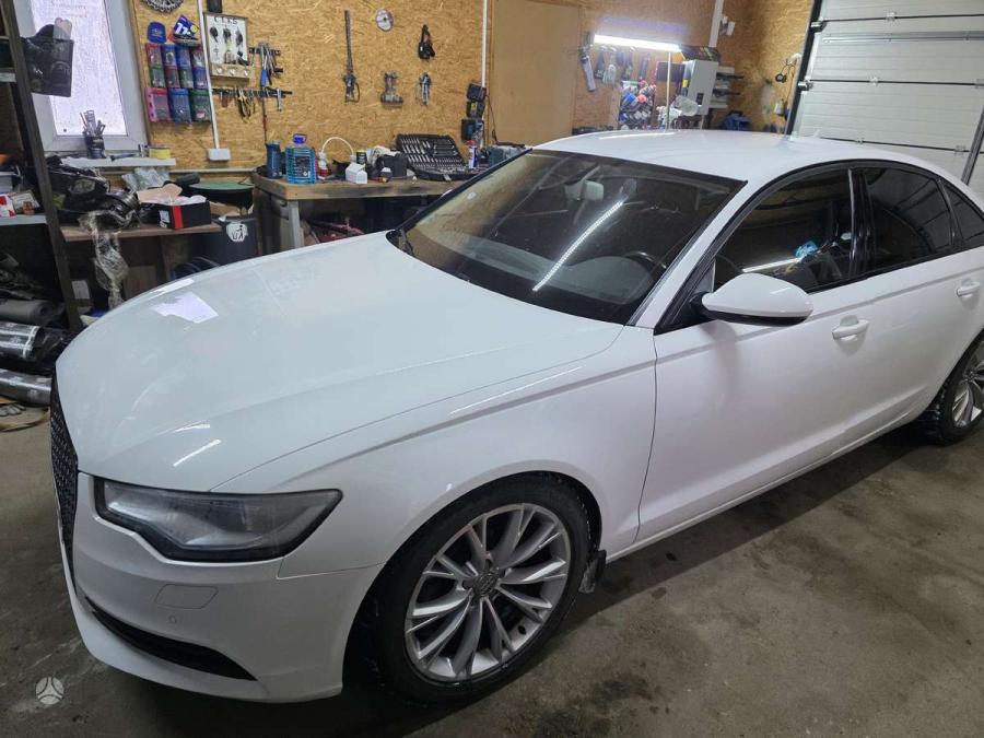 White Audi A6 2012 in Silute, with an engine capacity of 2.00 L and mileage of 217 thousand km for 6850 €, photo 20 on AUTOMOTO.COM.LV