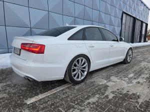 White Audi A6 2012 in Silute, with an engine capacity of 2.00 L and mileage of 217 thousand km for 6850 €, photo 21 on AUTOMOTO.COM.LV