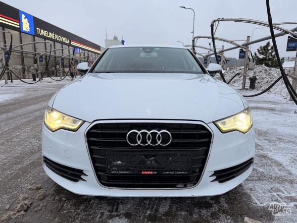 White Audi A6 2012 in Vilnius, with an engine capacity of 3.00 L and mileage of 307 thousand km for 9350 €, photo 1 on AUTOMOTO.COM.LV