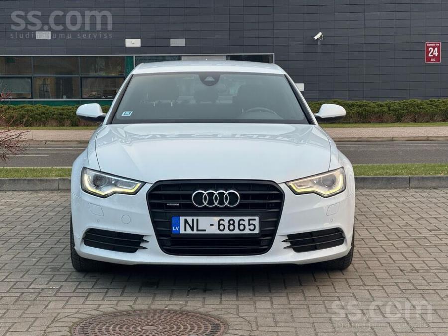 White Audi A6 2012 in Riga, with an engine capacity of 3.00 L and mileage of 299 thousand km for 12100 €, photo 3 on AUTOMOTO.COM.LV
