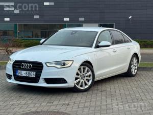 White Audi A6 2012 in Riga, with an engine capacity of 3.00 L and mileage of 299 thousand km for 12100 €, photo 6 on AUTOMOTO.COM.LV