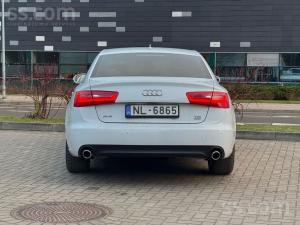 White Audi A6 2012 in Riga, with an engine capacity of 3.00 L and mileage of 299 thousand km for 12100 €, photo 9 on AUTOMOTO.COM.LV