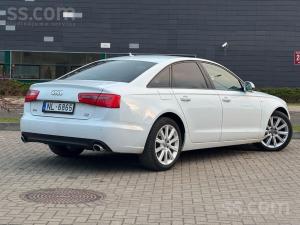 White Audi A6 2012 in Riga, with an engine capacity of 3.00 L and mileage of 299 thousand km for 12100 €, photo 10 on AUTOMOTO.COM.LV