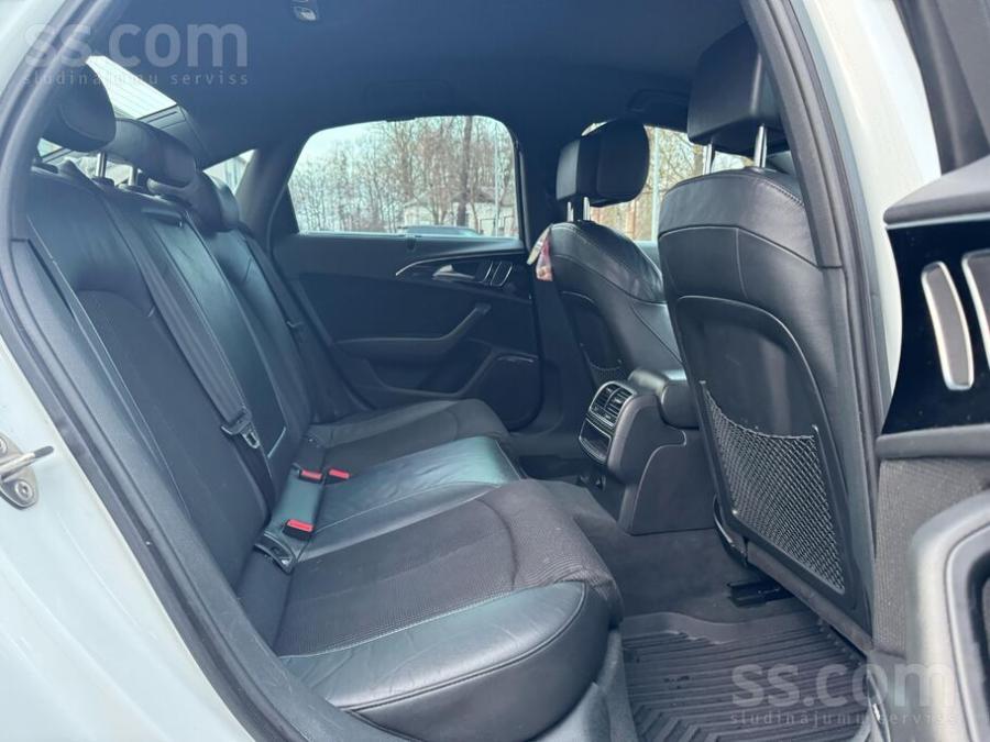 White Audi A6 2012 in Riga, with an engine capacity of 3.00 L and mileage of 299 thousand km for 12100 €, photo 17 on AUTOMOTO.COM.LV