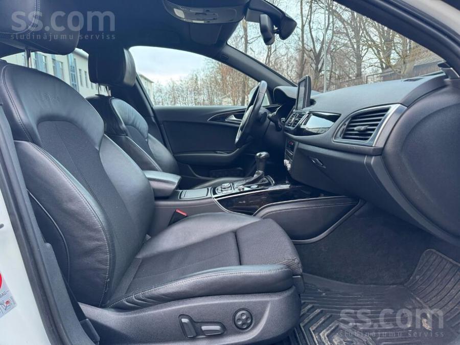 White Audi A6 2012 in Riga, with an engine capacity of 3.00 L and mileage of 299 thousand km for 12100 €, photo 18 on AUTOMOTO.COM.LV