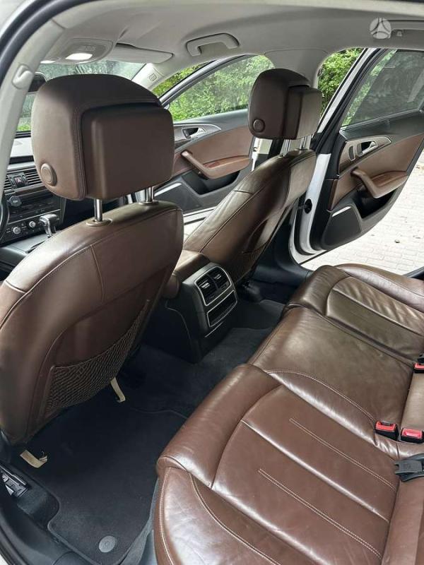 White Audi A6 2012 in Vilnius, with an engine capacity of 2.97 L and mileage of 311 thousand km for 9000 €, photo 7 on AUTOMOTO.COM.LV