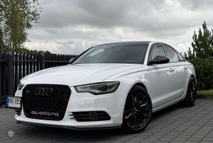 White Audi A6 2012 in Kaunas, with an engine capacity of 3.00 L and mileage of 396 thousand km for 8550 €, photo 4 on AUTOMOTO.COM.LV