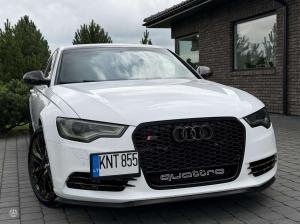 White Audi A6 2012 in Kaunas, with an engine capacity of 3.00 L and mileage of 396 thousand km for 8550 €, photo 11 on AUTOMOTO.COM.LV