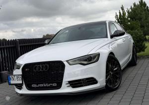 White Audi A6 2012 in Kaunas, with an engine capacity of 3.00 L and mileage of 396 thousand km for 8550 €, photo 12 on AUTOMOTO.COM.LV
