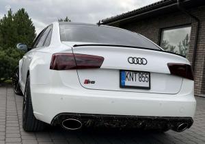 White Audi A6 2012 in Kaunas, with an engine capacity of 3.00 L and mileage of 396 thousand km for 8550 €, photo 13 on AUTOMOTO.COM.LV