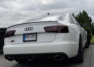 White Audi A6 2012 in Kaunas, with an engine capacity of 3.00 L and mileage of 396 thousand km for 8550 €, photo 14 on AUTOMOTO.COM.LV