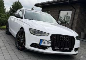 White Audi A6 2012 in Kaunas, with an engine capacity of 3.00 L and mileage of 396 thousand km for 8550 €, photo 15 on AUTOMOTO.COM.LV