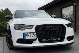 White Audi A6 2012 in Kaunas, with an engine capacity of 3.00 L and mileage of 396 thousand km for 8550 €, photo 16 on AUTOMOTO.COM.LV