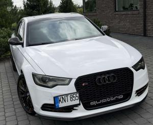 White Audi A6 2012 in Kaunas, with an engine capacity of 3.00 L and mileage of 396 thousand km for 8550 €, photo 17 on AUTOMOTO.COM.LV