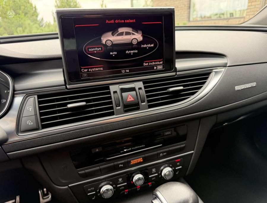 White Audi A6 2012 in Kaunas, with an engine capacity of 3.00 L and mileage of 396 thousand km for 8550 €, photo 25 on AUTOMOTO.COM.LV