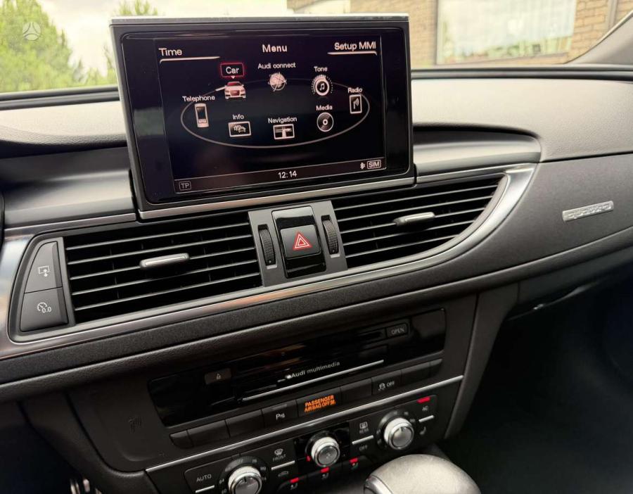 White Audi A6 2012 in Kaunas, with an engine capacity of 3.00 L and mileage of 396 thousand km for 8550 €, photo 26 on AUTOMOTO.COM.LV