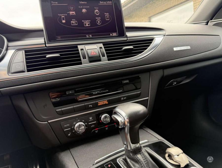 White Audi A6 2012 in Kaunas, with an engine capacity of 3.00 L and mileage of 396 thousand km for 8550 €, photo 28 on AUTOMOTO.COM.LV