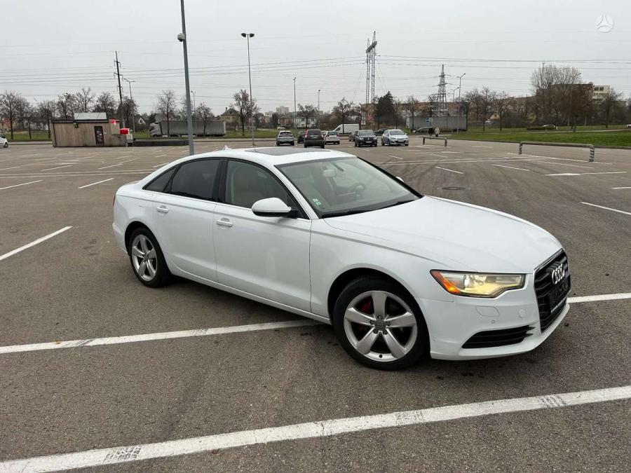 White Audi A6 2012 in Siauliai, with an engine capacity of 1.98 L and mileage of 284 thousand km for 8500 €, photo 1 on AUTOMOTO.COM.LV