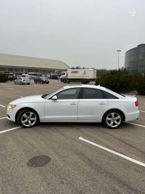 White Audi A6 2012 in Siauliai, with an engine capacity of 1.98 L and mileage of 284 thousand km for 8500 €, photo 6 on AUTOMOTO.COM.LV