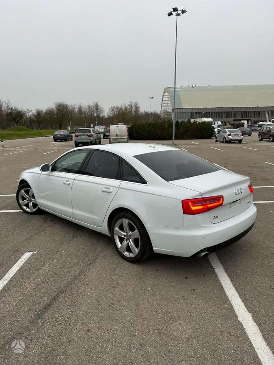 White Audi A6 2012 in Siauliai, with an engine capacity of 1.98 L and mileage of 284 thousand km for 8500 €, photo 7 on AUTOMOTO.COM.LV