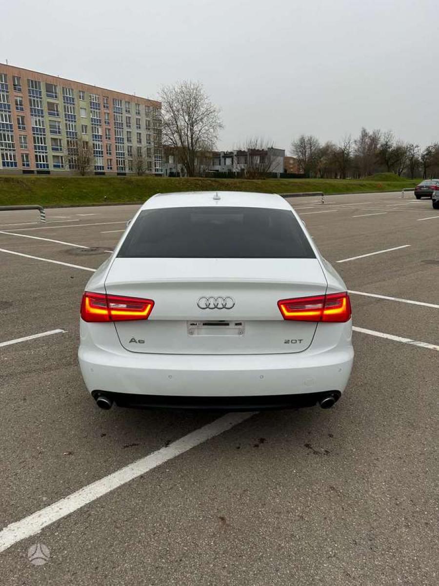 White Audi A6 2012 in Siauliai, with an engine capacity of 1.98 L and mileage of 284 thousand km for 8500 €, photo 8 on AUTOMOTO.COM.LV