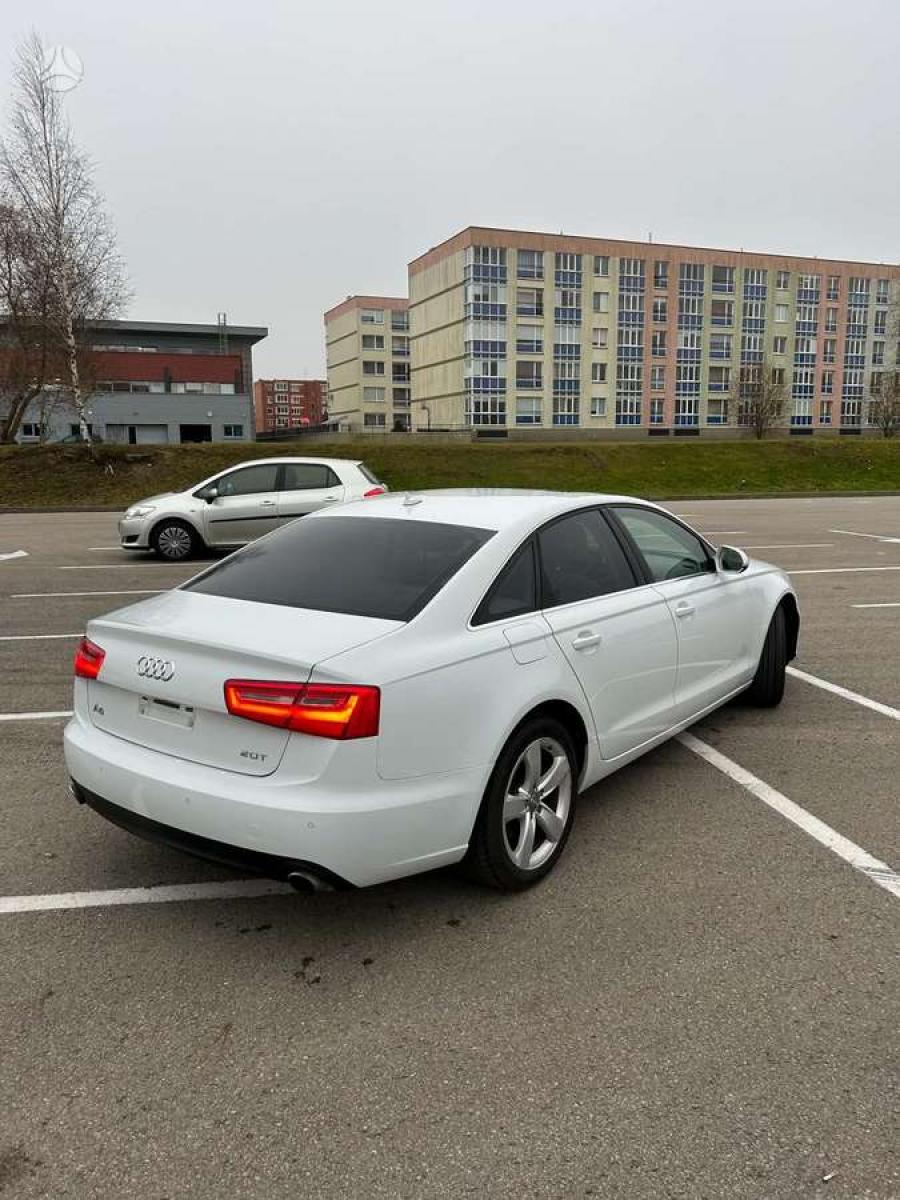 White Audi A6 2012 in Siauliai, with an engine capacity of 1.98 L and mileage of 284 thousand km for 8500 €, photo 9 on AUTOMOTO.COM.LV