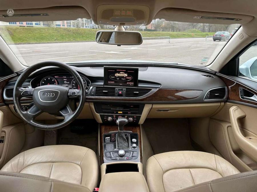 White Audi A6 2012 in Siauliai, with an engine capacity of 1.98 L and mileage of 284 thousand km for 8500 €, photo 11 on AUTOMOTO.COM.LV