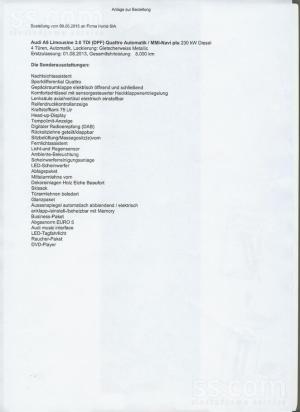 Белый Ауди А6 2013 в Мадона, объемом двигателя 3.00 л и пробегом 136 тыс. км за 18000 €, фото 9 на AUTOMOTO.COM.LV