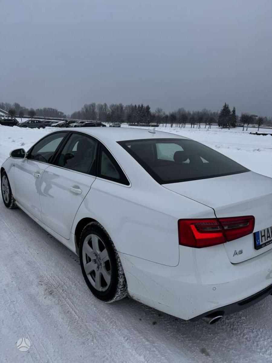 Balts Audi A6 2013 Kauņa, ar dzinēja tilpumu 2.97 L un nobraukumu 345 tūkst. km par 9000 €, foto 4 vietnē AUTOMOTO.COM.LV
