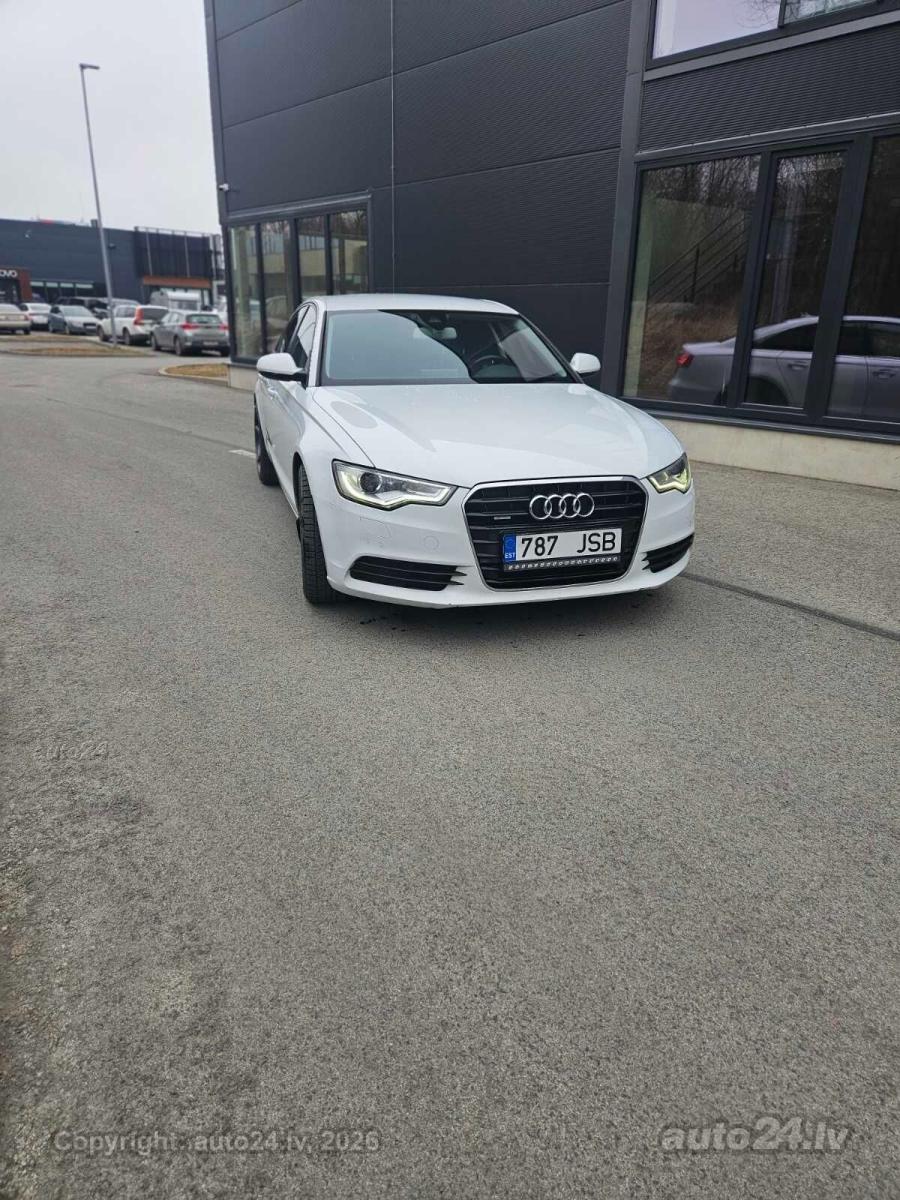 White Audi A6 2013 in Tallinn, with an engine capacity of 3.00 L and mileage of 299 thousand km for 10900 €, photo 3 on AUTOMOTO.COM.LV