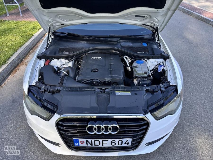 White Audi A6 2013 in Kazlu Ruda, with an engine capacity of 2.00 L and mileage of 230 thousand km for 6250 €, photo 12 on AUTOMOTO.COM.LV