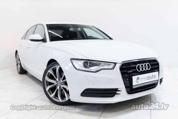 White Audi A6 2013 in Tallinn, with an engine capacity of 3.00 L and mileage of 328 thousand km for 7500 €, photo 6 on AUTOMOTO.COM.LV