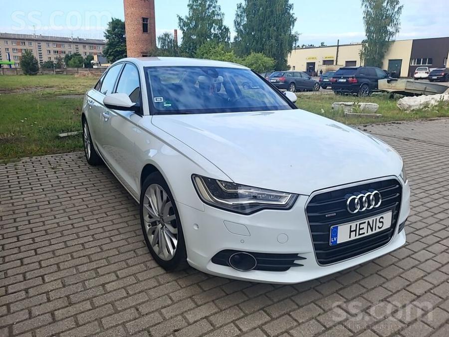 White Audi A6 2013 in Madona, with an engine capacity of 3.00 L and mileage of 130 thousand km for 18000 €, photo 3 on AUTOMOTO.COM.LV