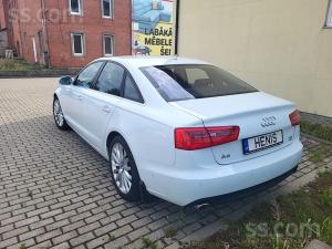 White Audi A6 2013 in Madona, with an engine capacity of 3.00 L and mileage of 130 thousand km for 18000 €, photo 4 on AUTOMOTO.COM.LV