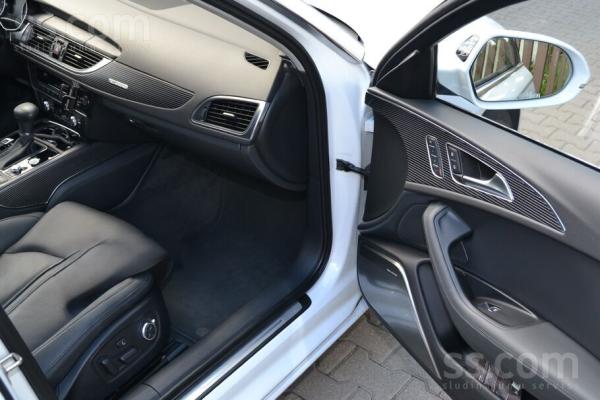 White Audi A6 2013 in Madona, with an engine capacity of 3.00 L and mileage of 130 thousand km for 18000 €, photo 5 on AUTOMOTO.COM.LV
