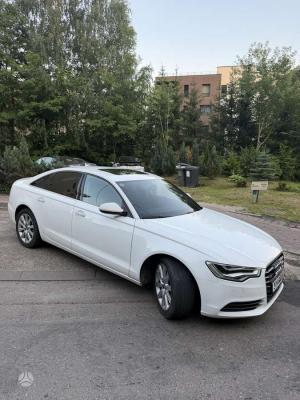 White Audi A6 2013 in Vilnius, with an engine capacity of 2.97 L and mileage of 145 thousand km for 12300 €, photo 3 on AUTOMOTO.COM.LV