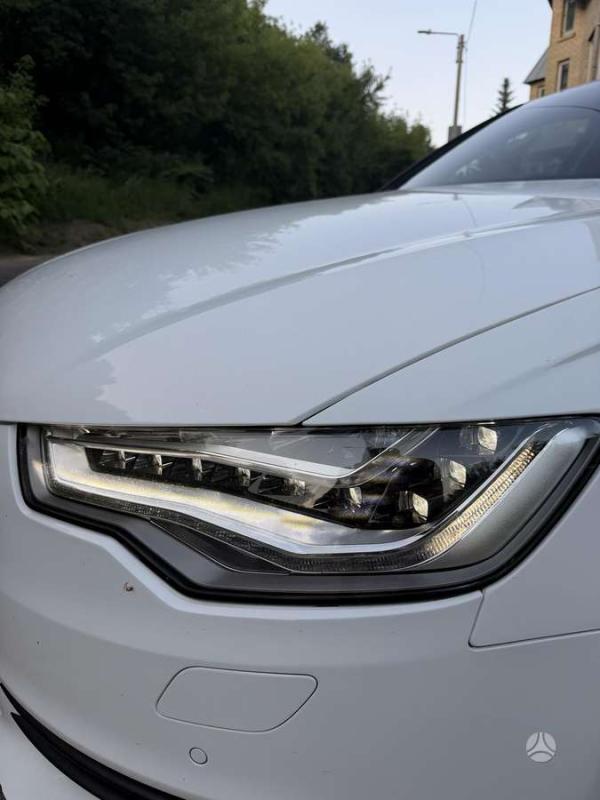 White Audi A6 2013 in Vilnius, with an engine capacity of 2.97 L and mileage of 145 thousand km for 12300 €, photo 7 on AUTOMOTO.COM.LV
