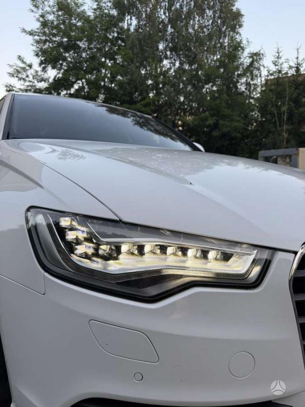 White Audi A6 2013 in Vilnius, with an engine capacity of 2.97 L and mileage of 145 thousand km for 12300 €, photo 8 on AUTOMOTO.COM.LV