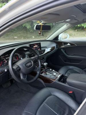 White Audi A6 2013 in Vilnius, with an engine capacity of 2.97 L and mileage of 145 thousand km for 12300 €, photo 10 on AUTOMOTO.COM.LV