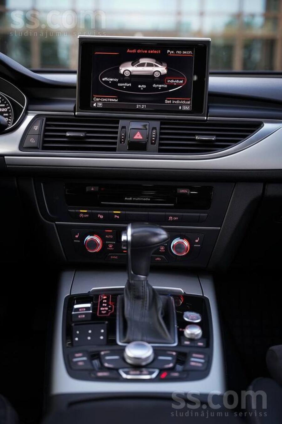 Balts Audi A6 2013 Jelgava, ar dzinēja tilpumu 3.00 L un nobraukumu 249 tūkst. km par 12200 €, foto 12 vietnē AUTOMOTO.COM.LV