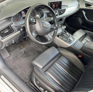 White Audi A6 2013 in Kaunas, with an engine capacity of 3.00 L and mileage of 289 thousand km for 9090 €, photo 16 on AUTOMOTO.COM.LV