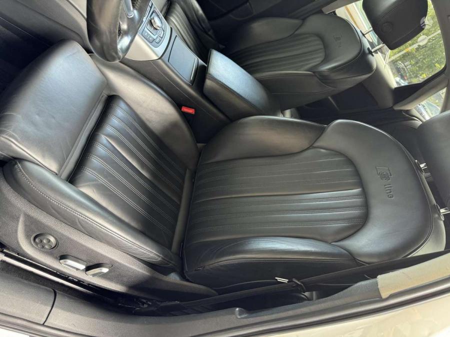 White Audi A6 2013 in Kaunas, with an engine capacity of 3.00 L and mileage of 289 thousand km for 9090 €, photo 18 on AUTOMOTO.COM.LV