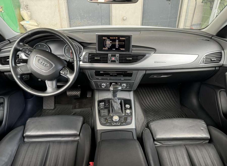 White Audi A6 2013 in Kaunas, with an engine capacity of 3.00 L and mileage of 289 thousand km for 9090 €, photo 19 on AUTOMOTO.COM.LV