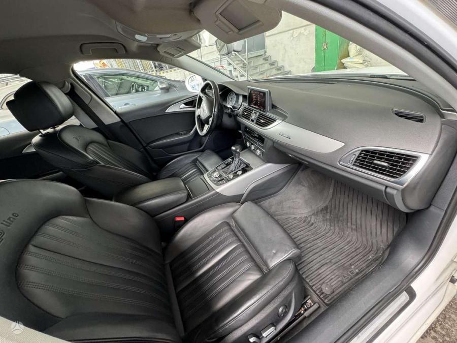 White Audi A6 2013 in Kaunas, with an engine capacity of 3.00 L and mileage of 289 thousand km for 9090 €, photo 21 on AUTOMOTO.COM.LV