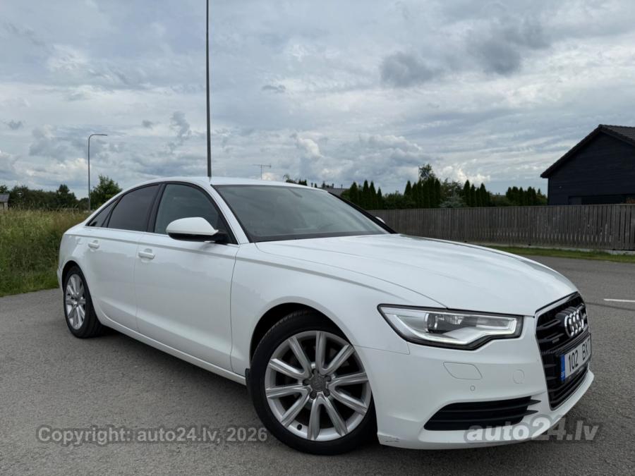 White Audi A6 2013 in Tallinn, with an engine capacity of 3.00 L and mileage of 279 thousand km for 9999 €, photo 1 on AUTOMOTO.COM.LV