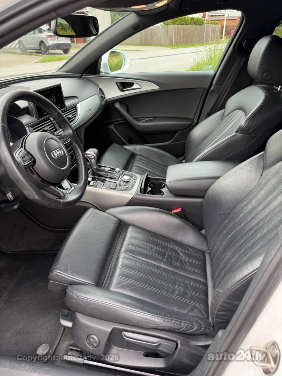 White Audi A6 2013 in Tallinn, with an engine capacity of 3.00 L and mileage of 279 thousand km for 9999 €, photo 10 on AUTOMOTO.COM.LV