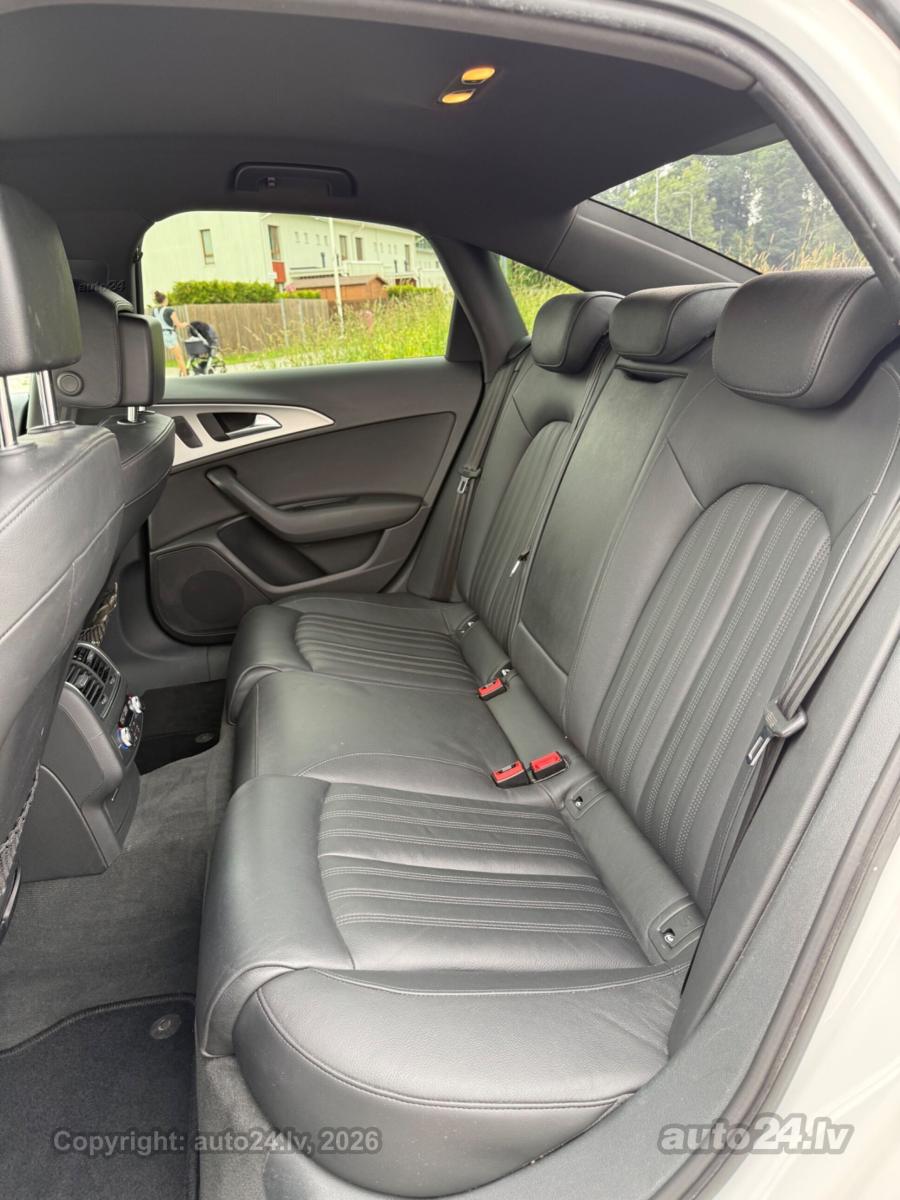 White Audi A6 2013 in Tallinn, with an engine capacity of 3.00 L and mileage of 279 thousand km for 9999 €, photo 12 on AUTOMOTO.COM.LV