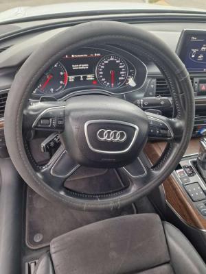White Audi A6 2013 in Kaunas, with an engine capacity of 2.97 L and mileage of 241 thousand km for 11500 €, photo 17 on AUTOMOTO.COM.LV